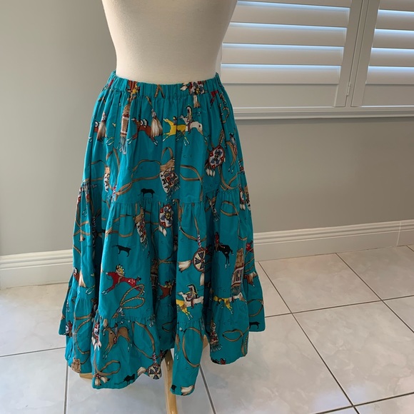 Skirts | Vintage Rodeo Or Square Dance Cowgirl Skirt | Poshmark